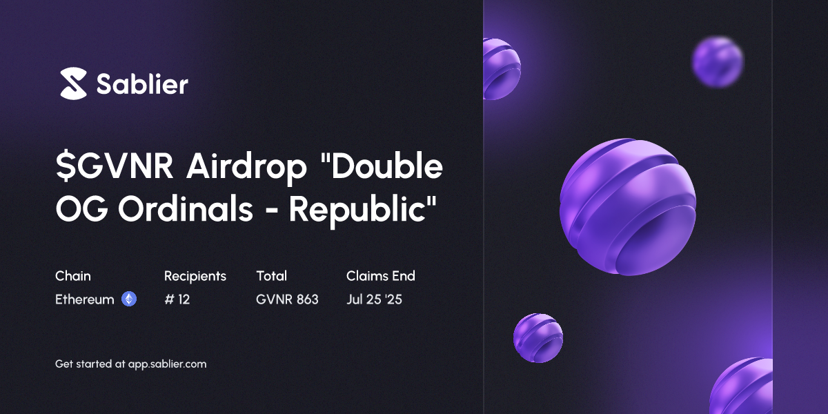 Airdrop #0xb83fba0a23cbf12... | Sablier