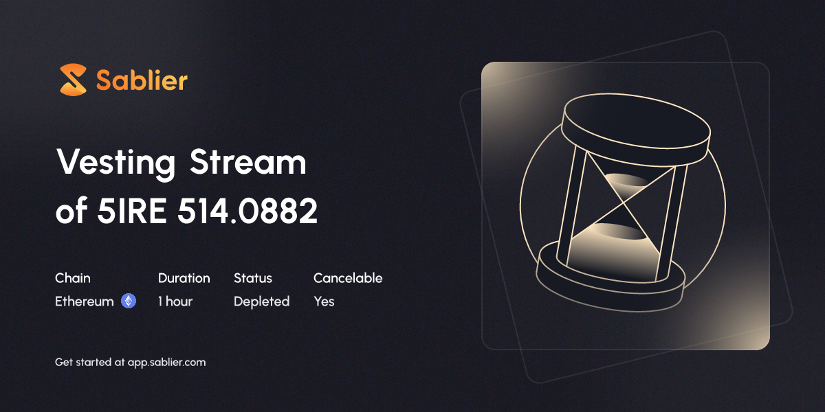 Stream #LL2-1-14033 | Sablier