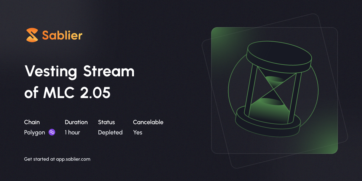 Stream #LL2-137-28005 | Sablier